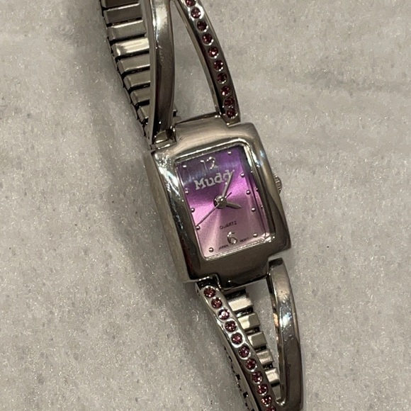 Mudd | Accessories | Mudd Purple And Silver Watch | Poshmark